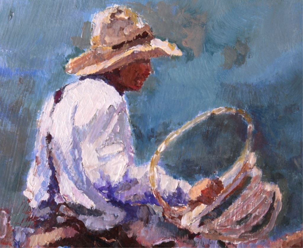 Original Framed Tom Dorr Oil Painting