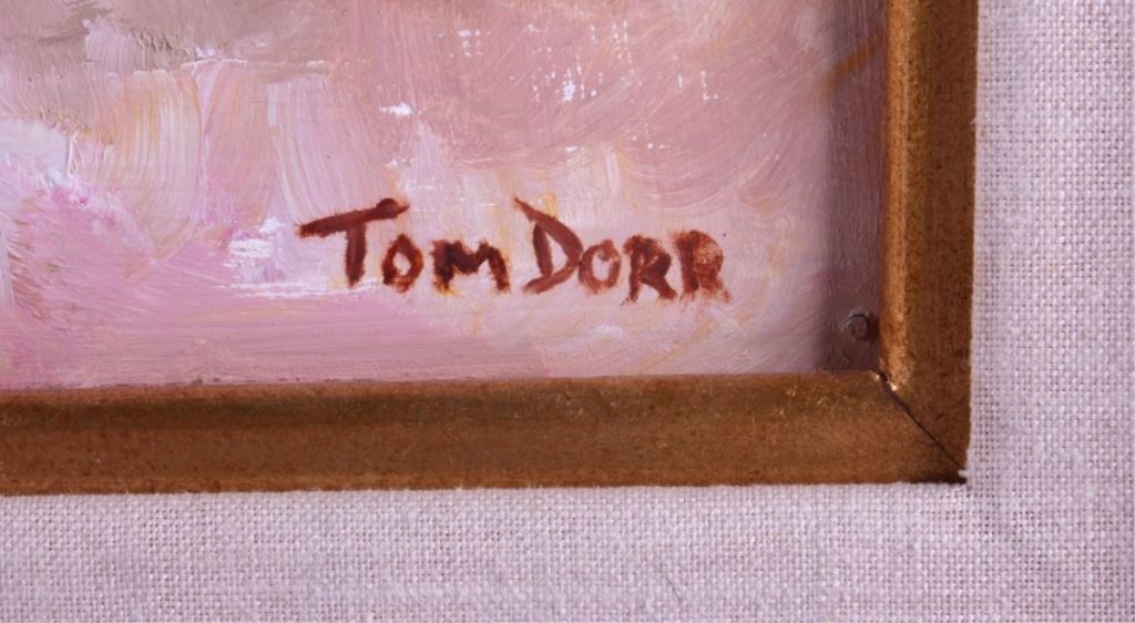 Original Framed Tom Dorr Oil Painting