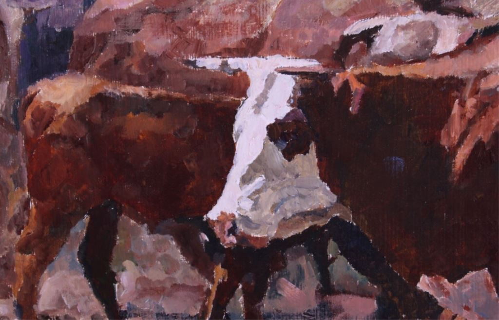 Original Framed Tom Dorr Oil Painting