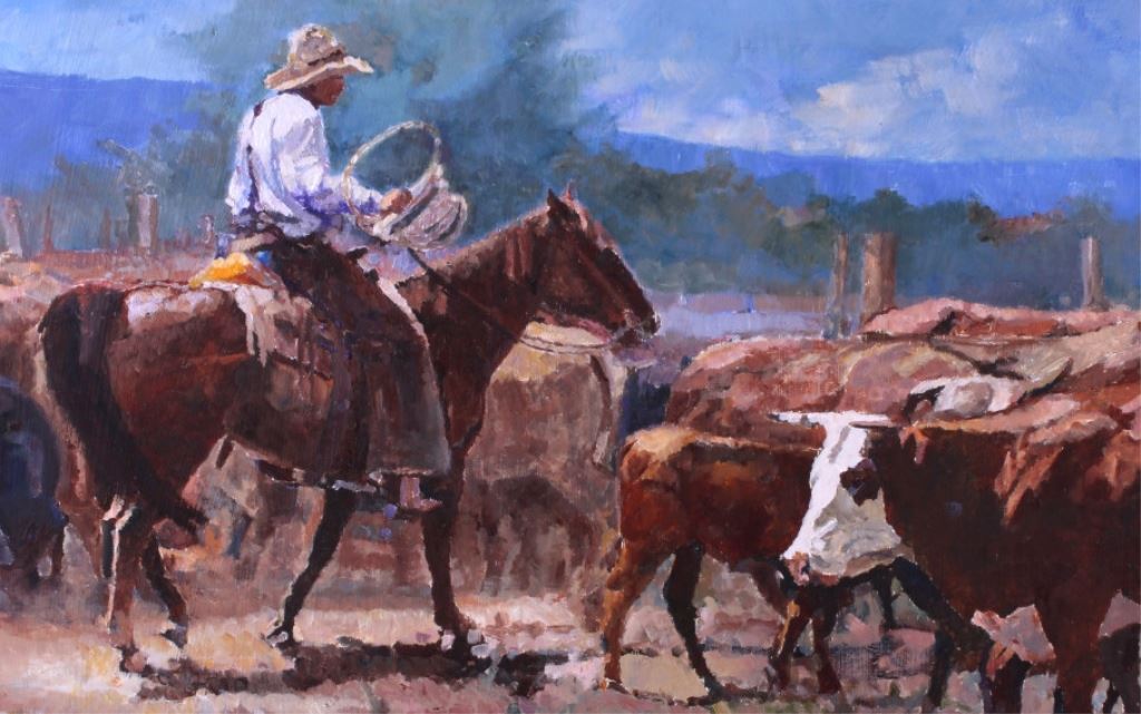 Original Framed Tom Dorr Oil Painting