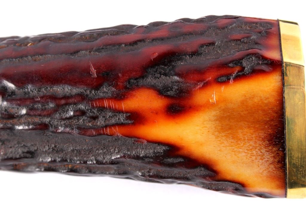 Blackjack Model 1-7 Red Stag Horn Knife