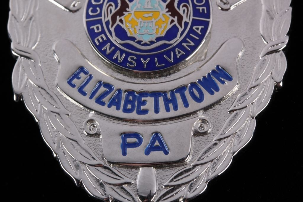 Patrolman Police Elizabethtown PA Badge