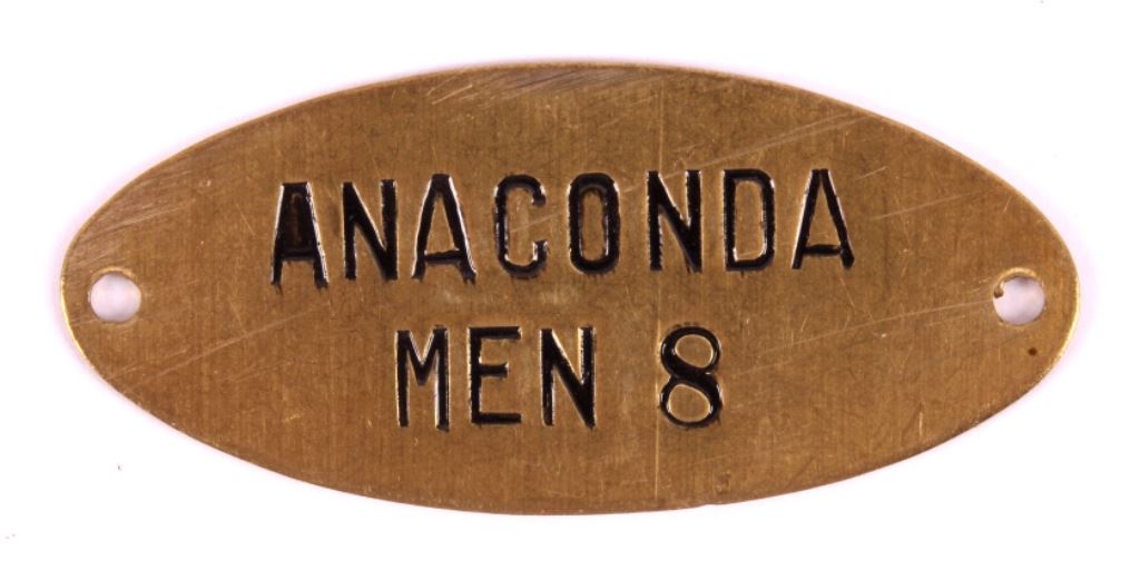 Anaconda Copper Mining Company Brass Tags