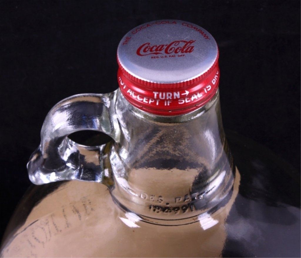Coca Cola Fishtail Syrup Bottles circa 1958-1965