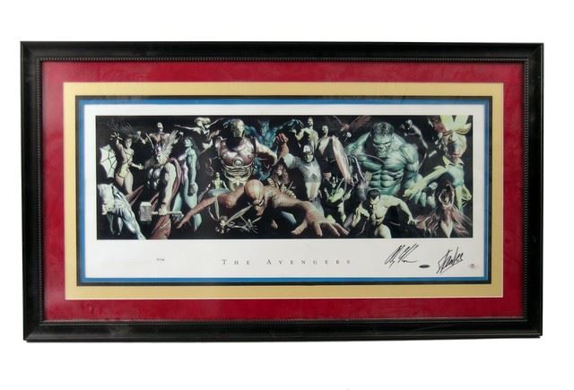 Marvel the Avengers Artwork Movie Props