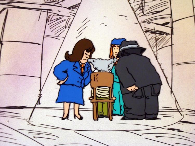 Cel Interrogation Room Original Background Animation