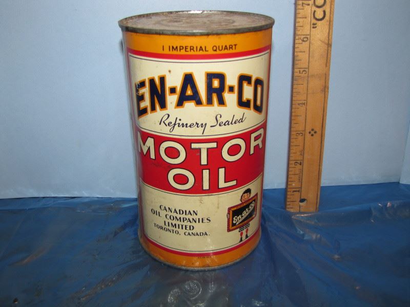 EN-AR-CO Motor Oil 1 Imperial Quart Can