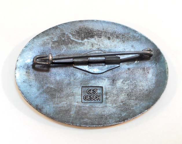 GERMAN NAZI WAFFEN SS VIKING SHIP BADGE