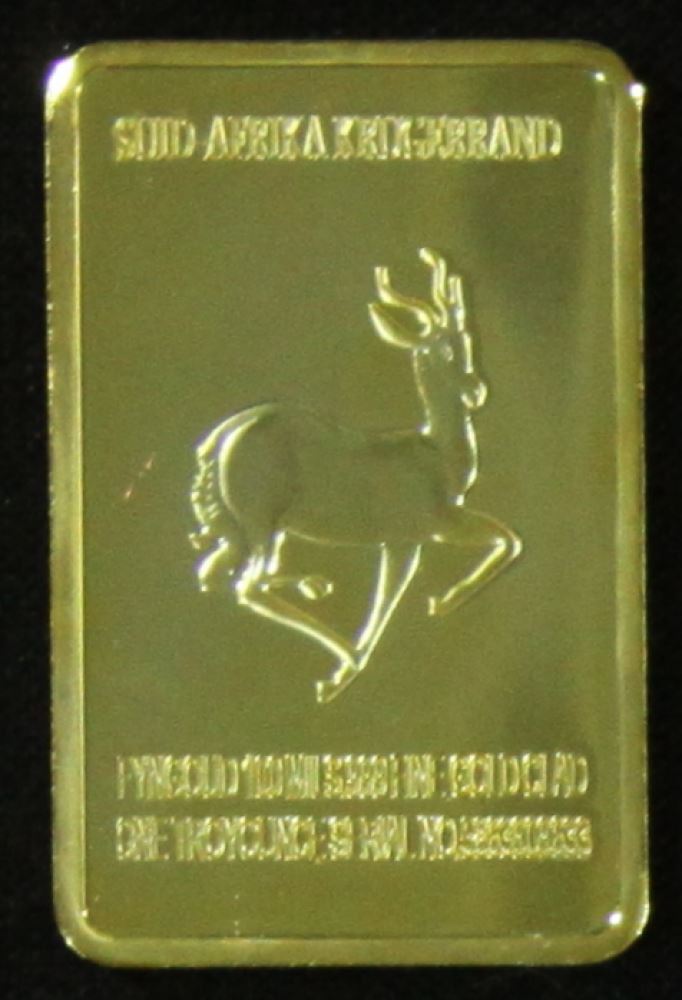 1 Troy Ounce .999 24K 100 Mills Gold Clad "King of Africa" Elephant ...
