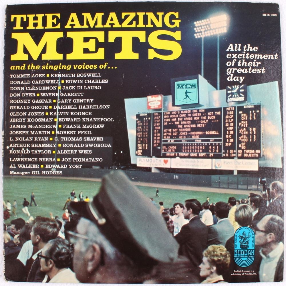 The Amazing Mets Record Album Signed by (14) with Ronald Swoboda, Jack ...