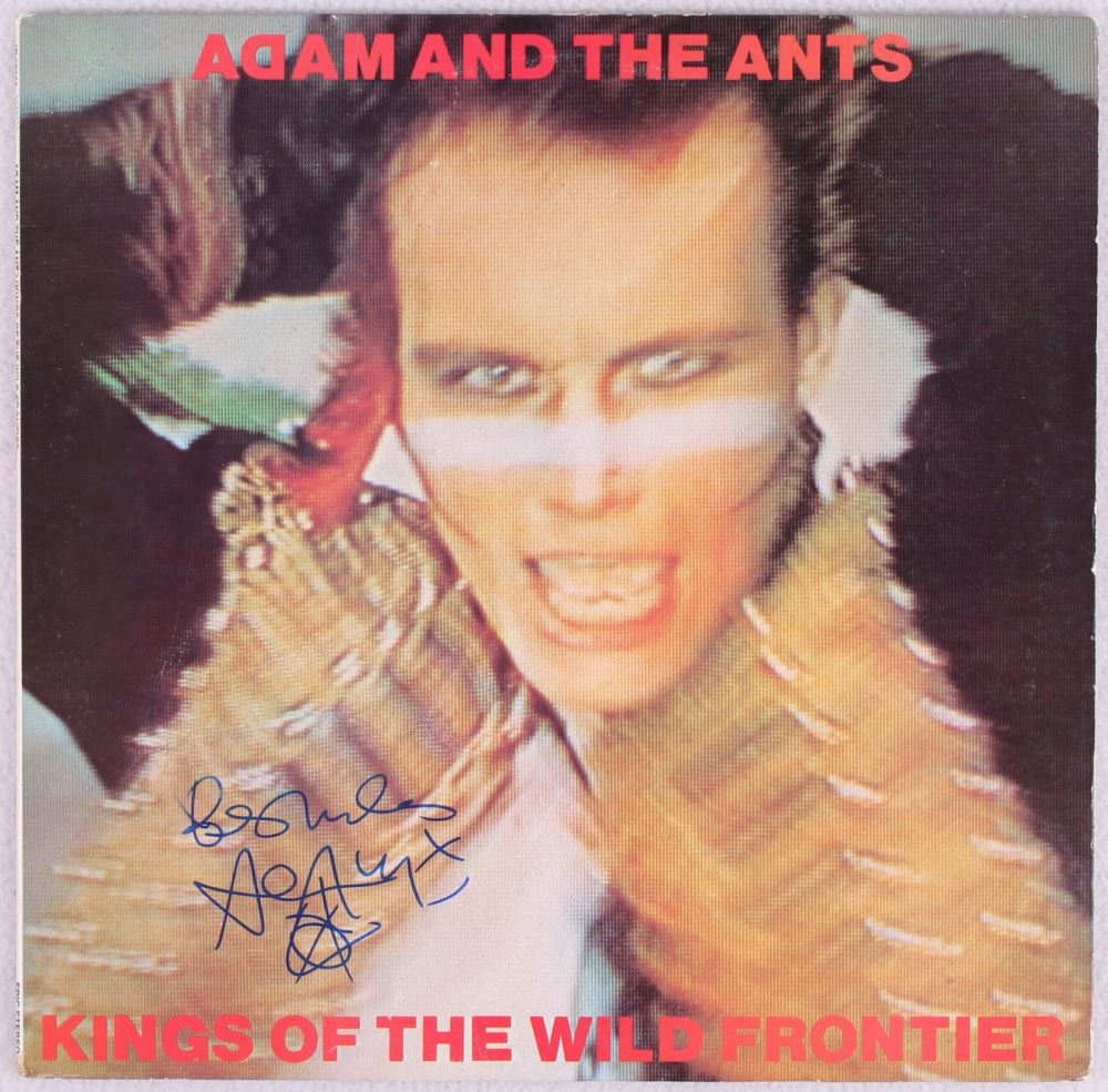 Adam Ant Signed "Adam and the Ants: King of the Wild Frontier" Record ...