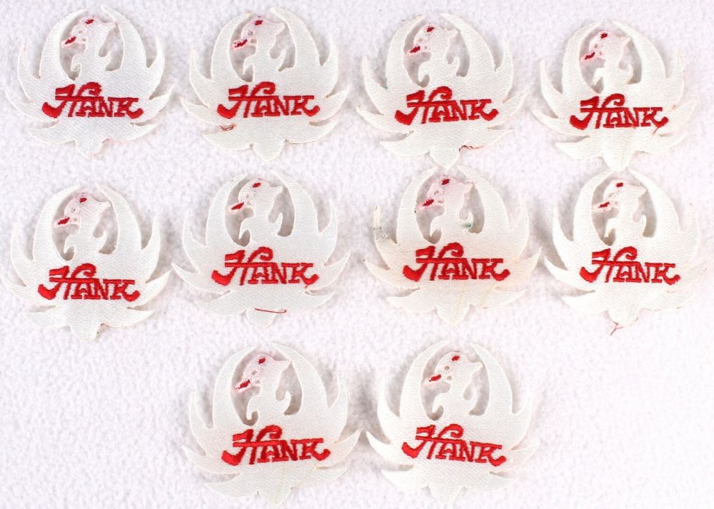 Lot of (10) Hank Williams Jr. "HANK" Patches