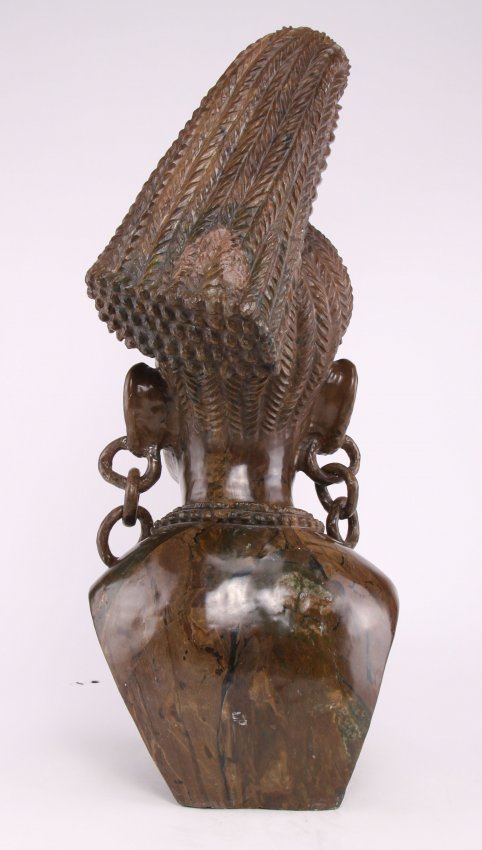 Nicholas Tandi, exquisite African Shona stone bust