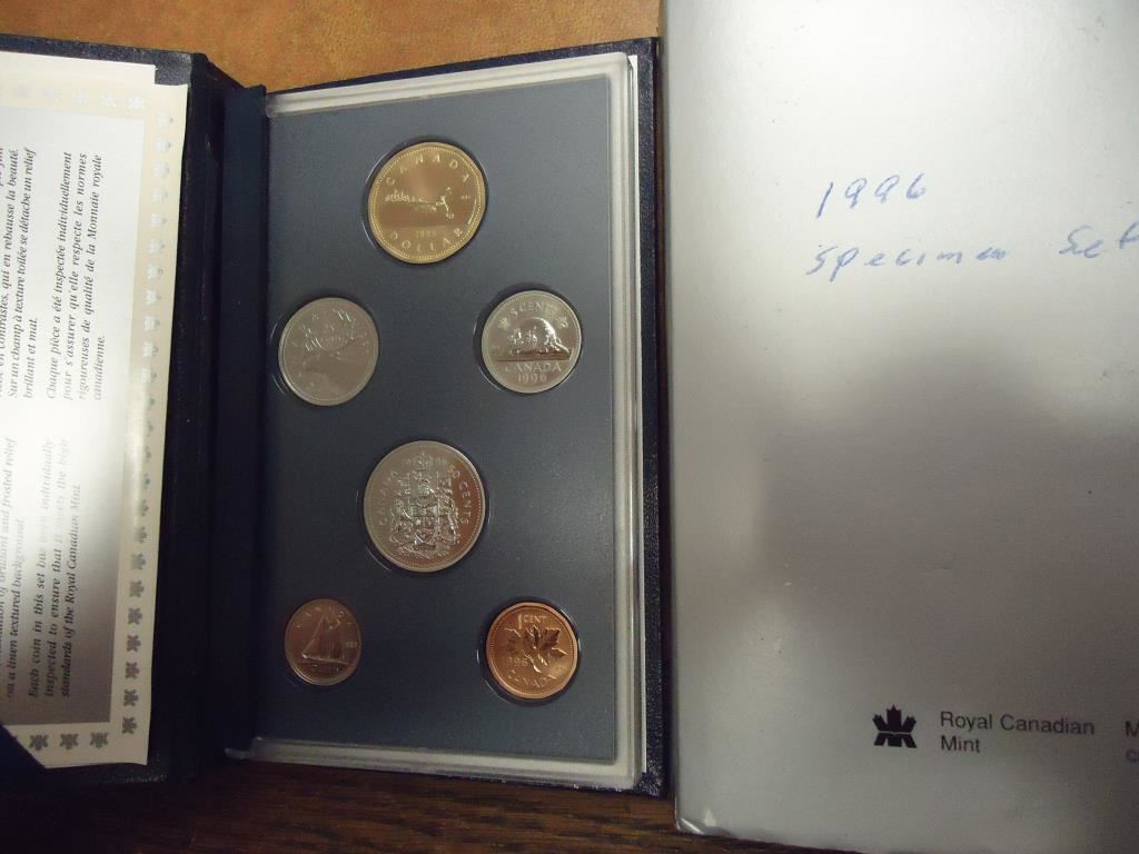 1996 CANADA SPECIMEN SET ORIGINAL ROYAL CANADIAN MINT PACKAGING