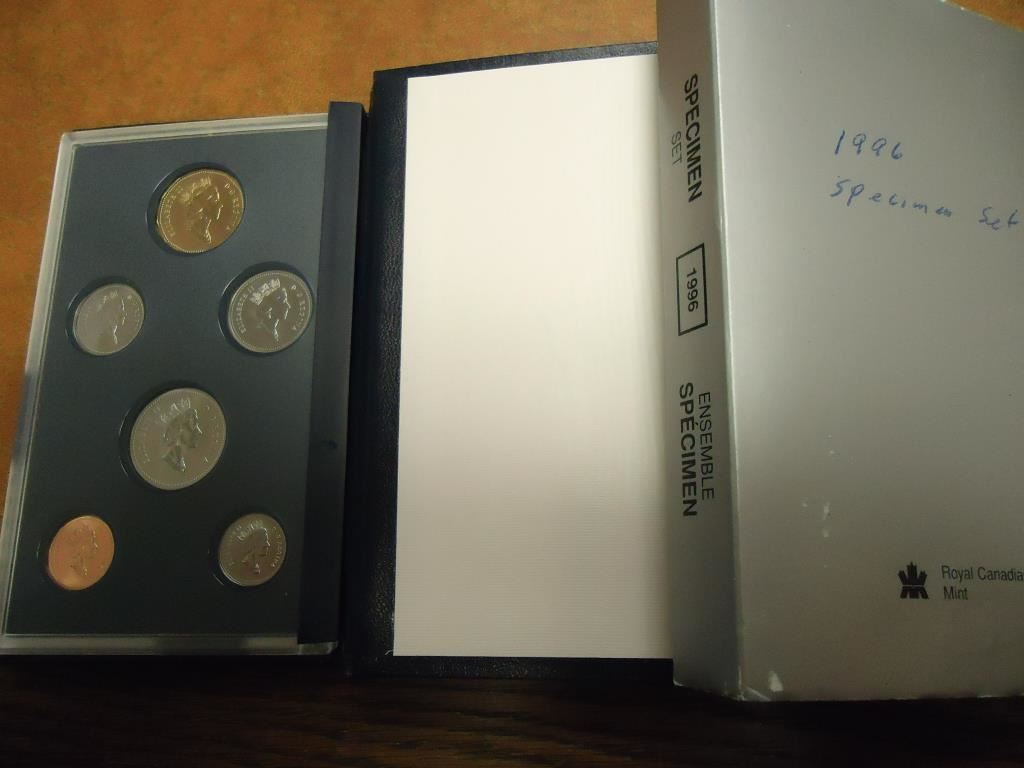 1996 CANADA SPECIMEN SET ORIGINAL ROYAL CANADIAN MINT PACKAGING