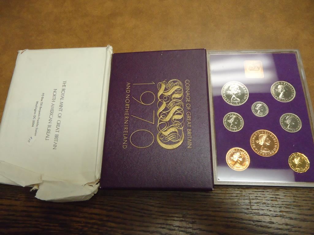 1970 GREAT BRITAIN AND NORTHERN IRELAND PROOF SET ORIGINAL ROYAL MINT ...