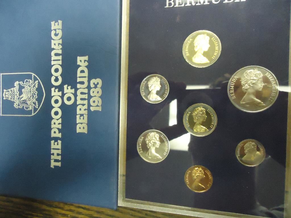 1983 7 COIN PROOF SET OF BERMUDA ORIGINAL MINT PACKAGING
