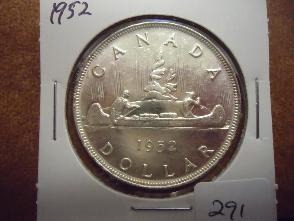 1952 CANADA SILVER DOLLAR