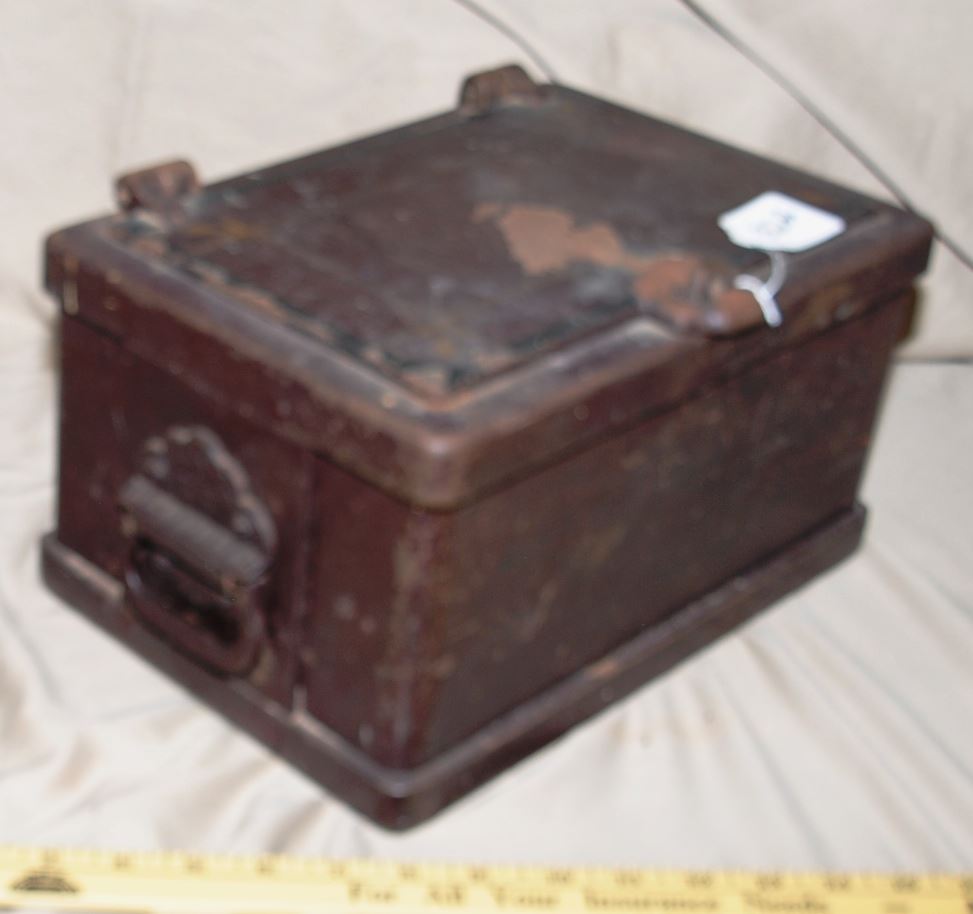 OLD WELLS FARGO STRONG BOX - CIRCA 1800'S