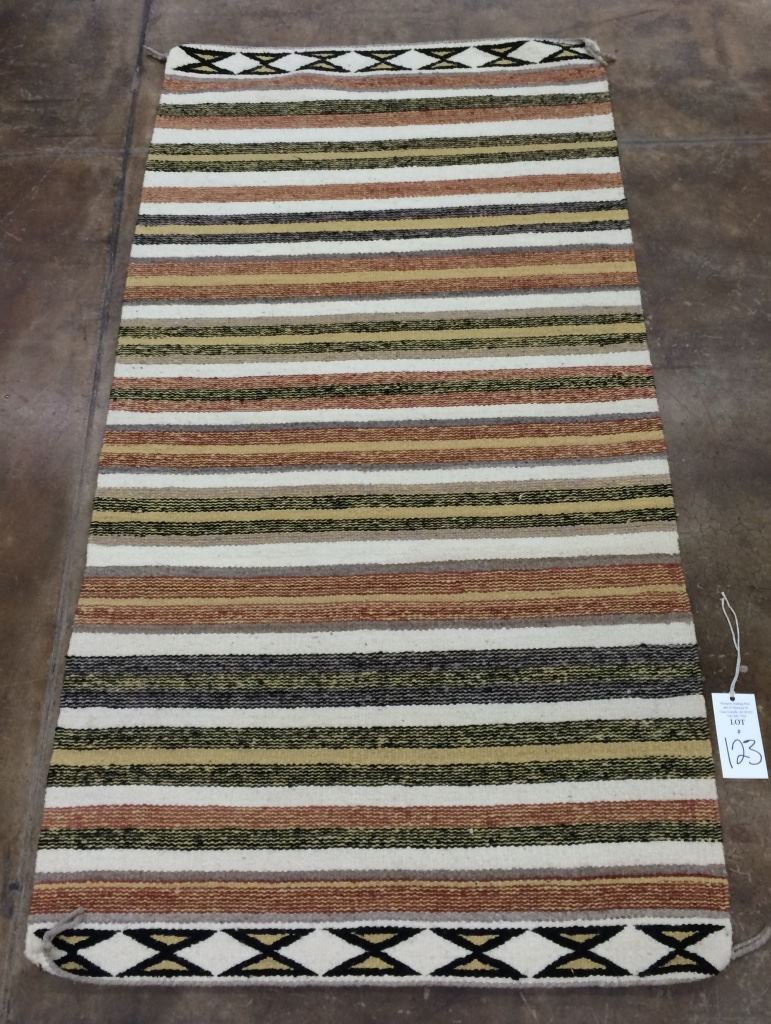 Vintage Navajo Double Saddle Blanket