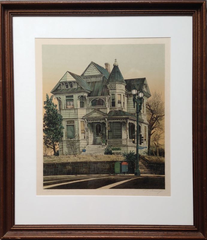 Merv Corning, Arlington House, Lithograph
