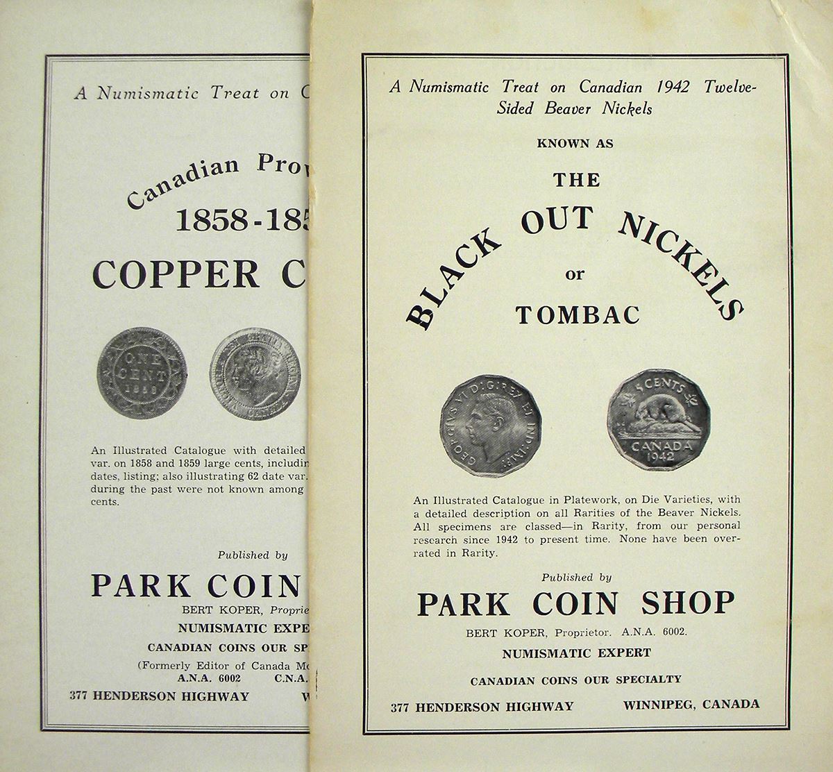 Scarce Canadian Die Variety Studies