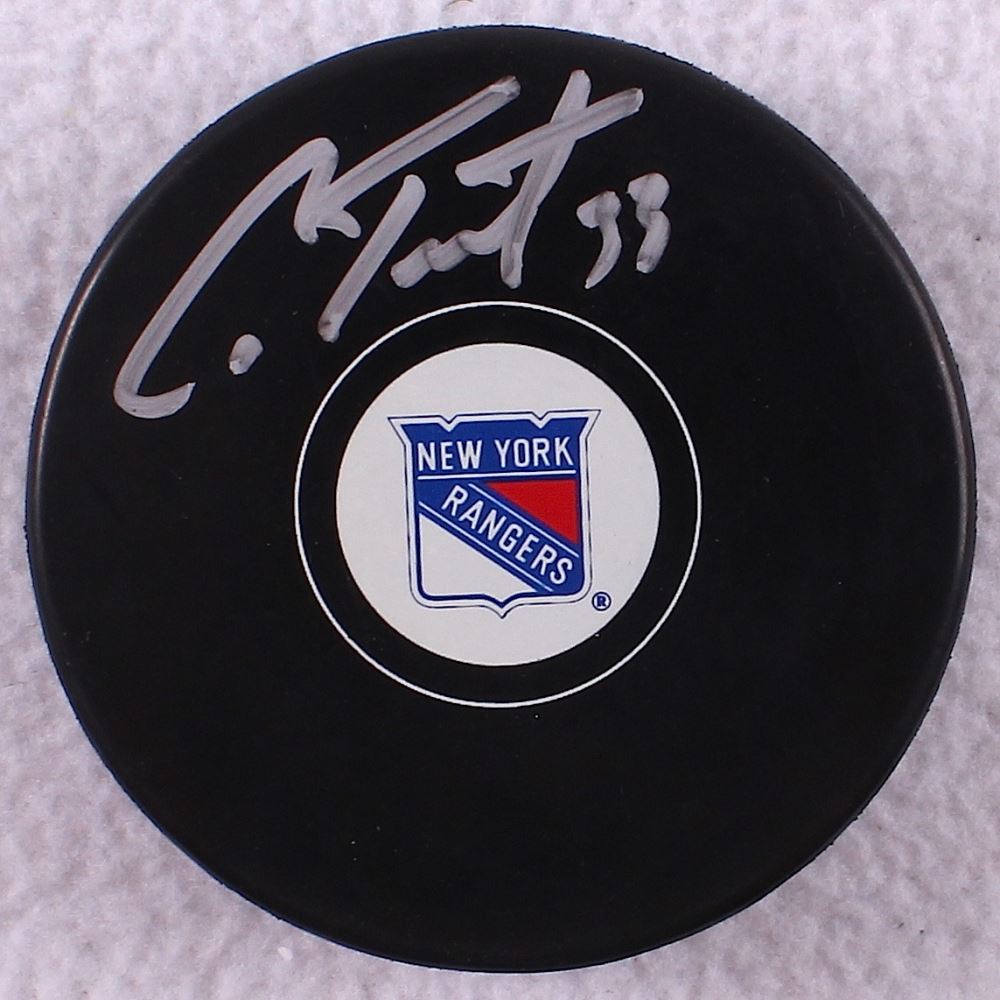 Cam Talbot Signed Rangers Hockey Puck (Talbot Hologram)