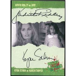 Judith Ridley / Kyra Schon 2012 Night of the Living Dead Autographs #A9