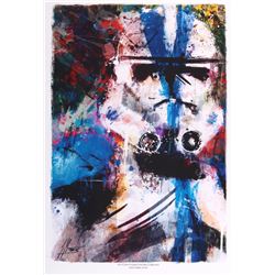 Jason Oakes "501st Clone Trooper" Star Wars Signed 13" x 19" Lithograph ...