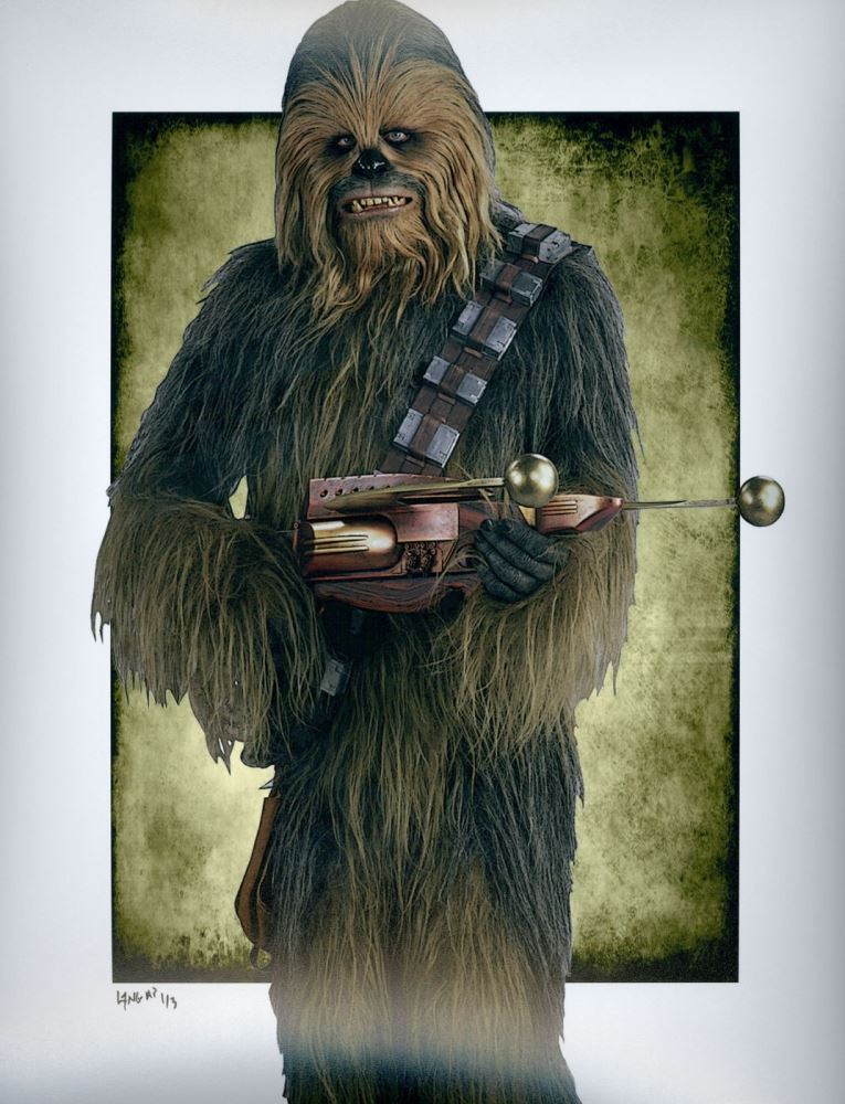 Star Wars "Chewbacca" Limited Edition 11" x 14" Signed Art Print by ...