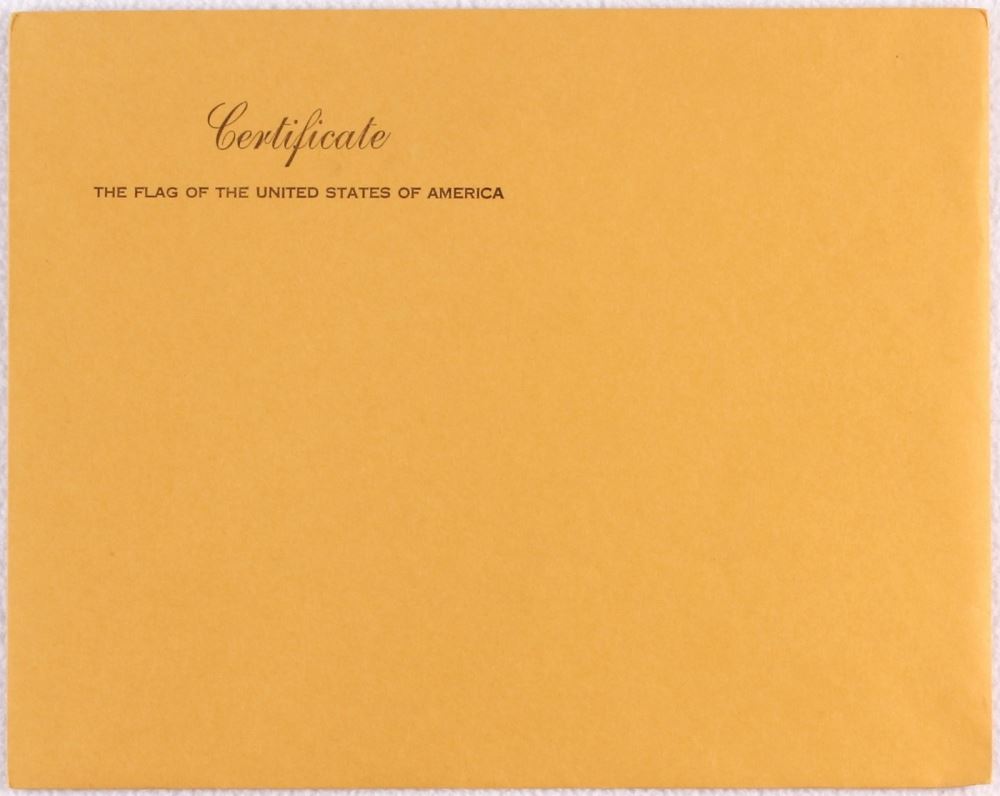 United States Capitol American Flag (Architect of the Capitol COA)