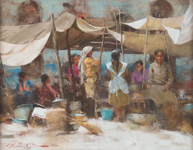 Ramon Kelley, pastel