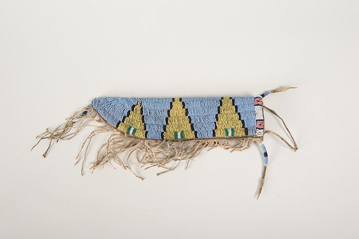 Sioux Beaded Knife Case, 10 ½" long