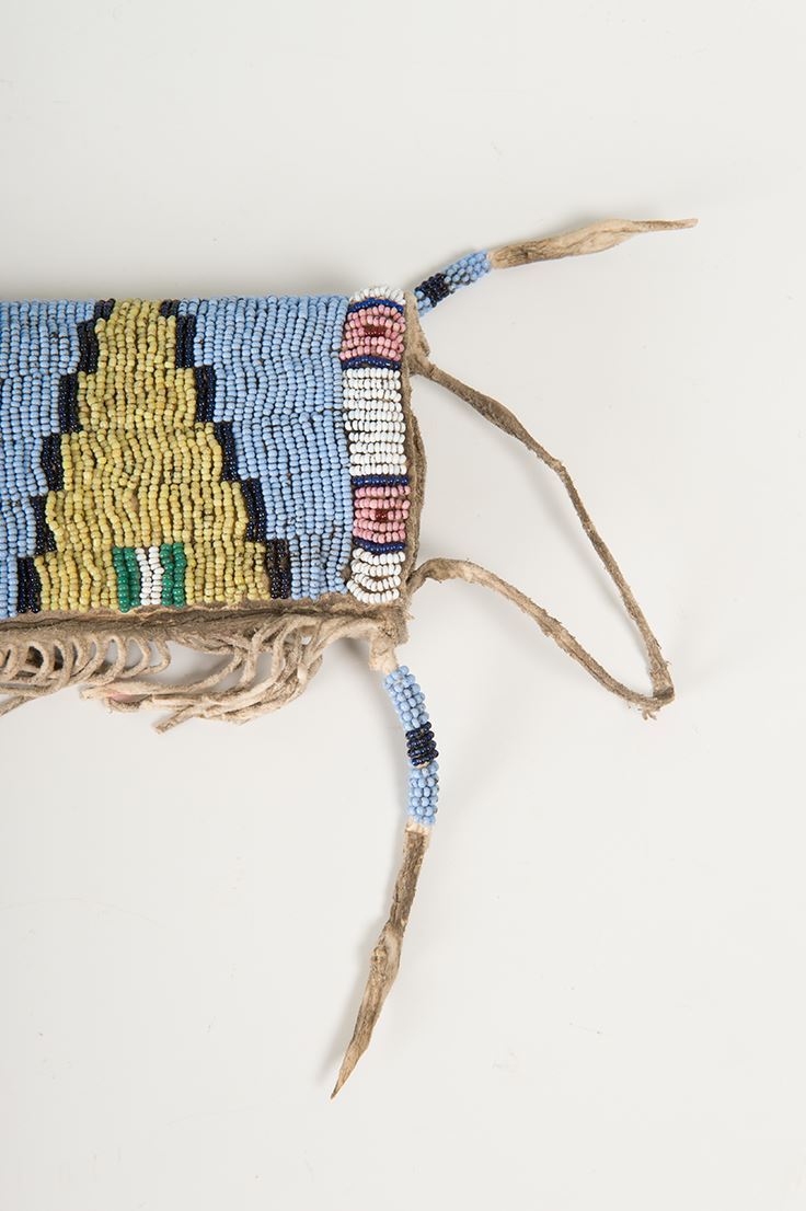 Sioux Beaded Knife Case, 10 ½" long