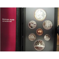 1983 CANADA DOUBLE DOLLAR PROOF SET EDMONTON SILVER, ORIGINAL ROYAL CANADIAN MINT PACKAGING