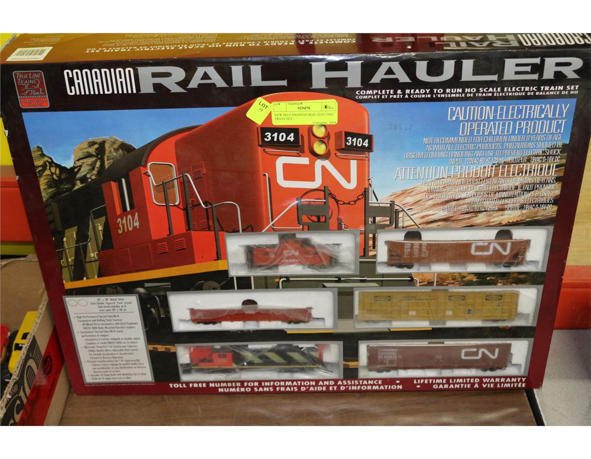 CANADIAN RAIL HAULER ELECTRIC TRAIN SET