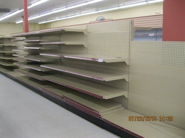 14 SECTIONS DBL SIDE STORE SHELF