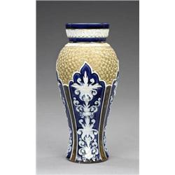 A Royal Doulton stoneware inverted baluster vase, - A Royal Doulton ...