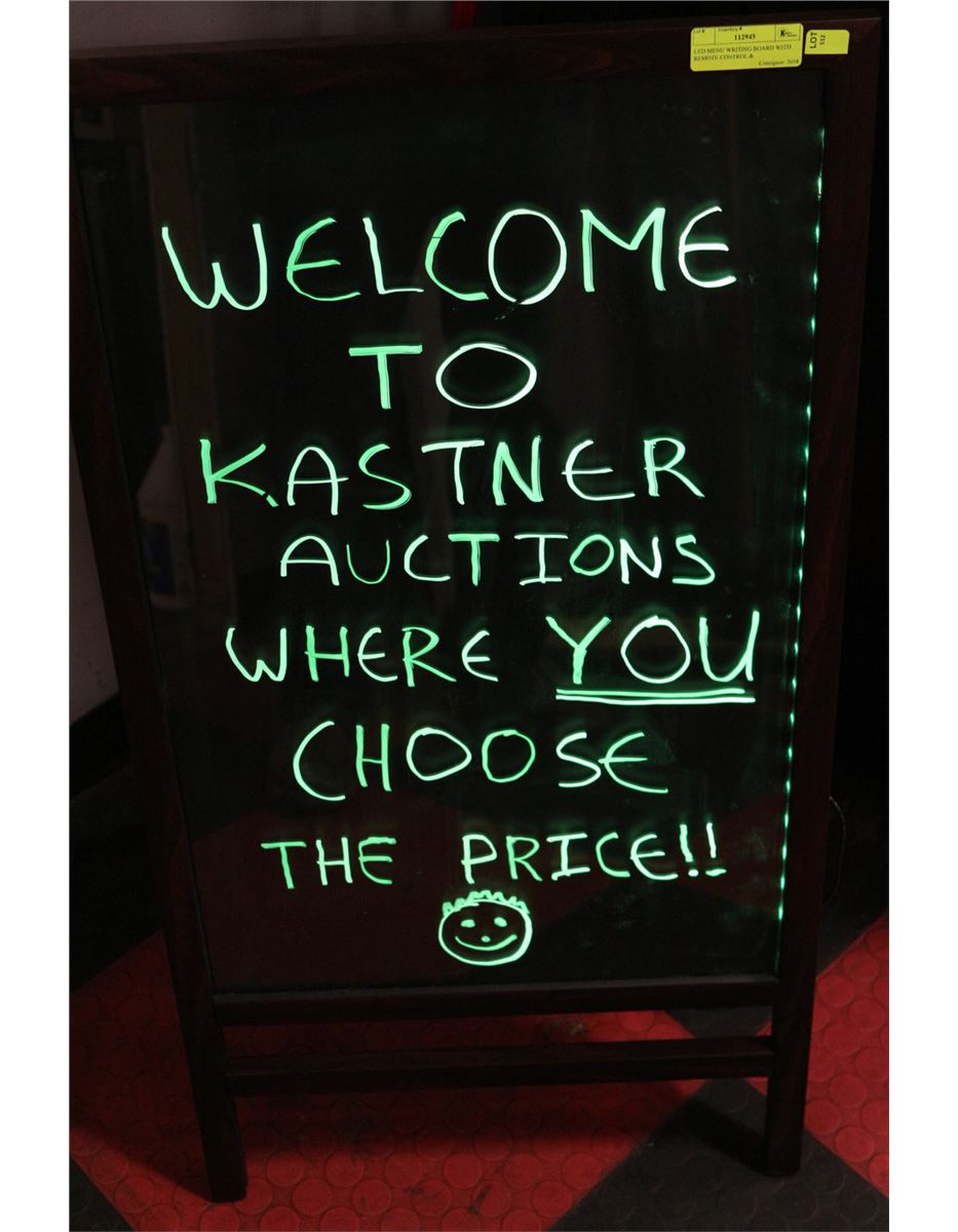 LED MENU WRITING BOARD & MARKERS