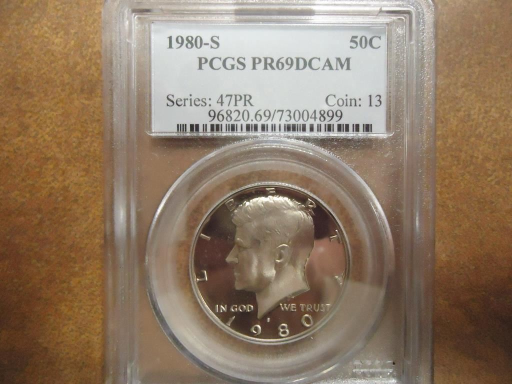 1980-S KENNEDY HALF DOLLAR PCGS PR69 DCAM