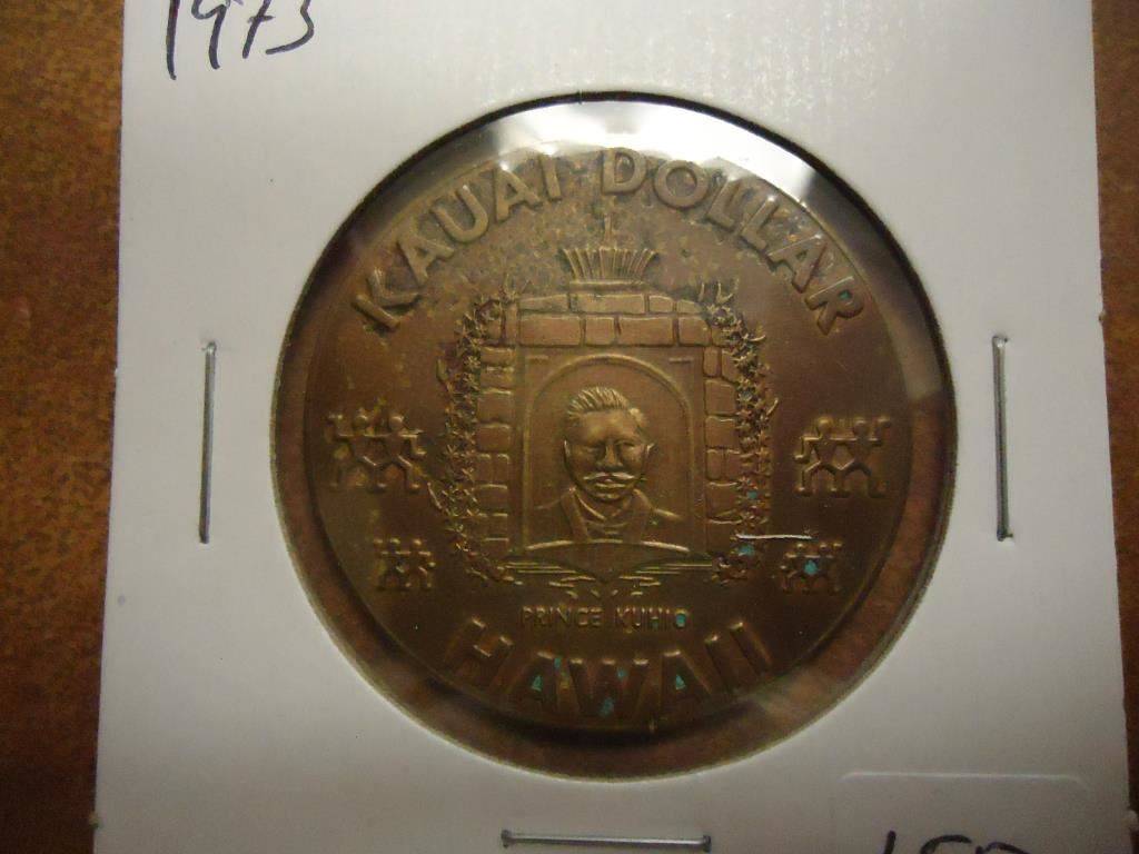 1973 KAUAI HAWAII TRADE DOLLAR