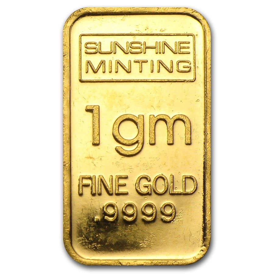 1 GRAM 9999 PURE GOLD BAR 1 GRAM 9999 PURE GOLD BAR