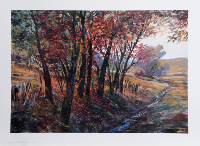 Michael Schofield, Forgotten Lane, Offset Lithograph