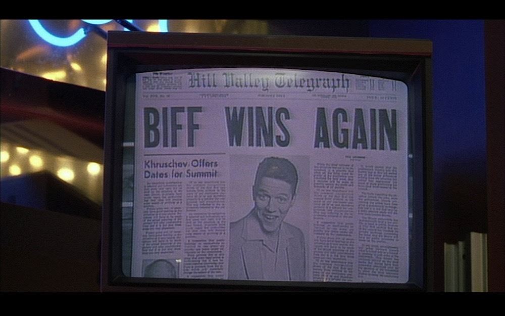 Back To The Future 2 - Alternate Biff Tannen Newspaper Photographs - 17727