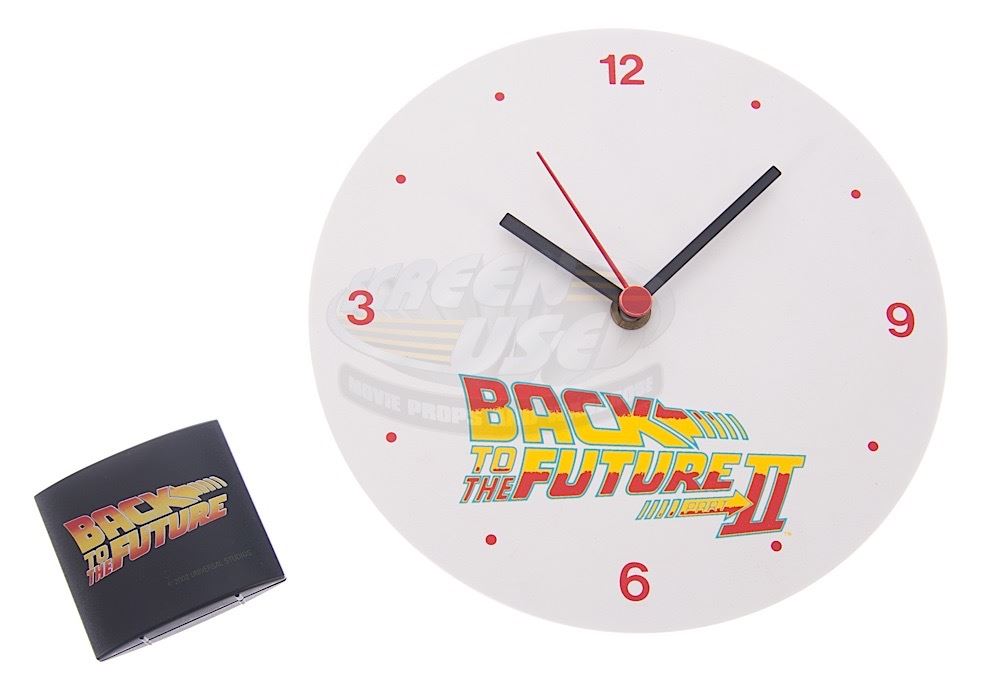 Back To The Future - Rare Wall & Desk Clocks - 18156