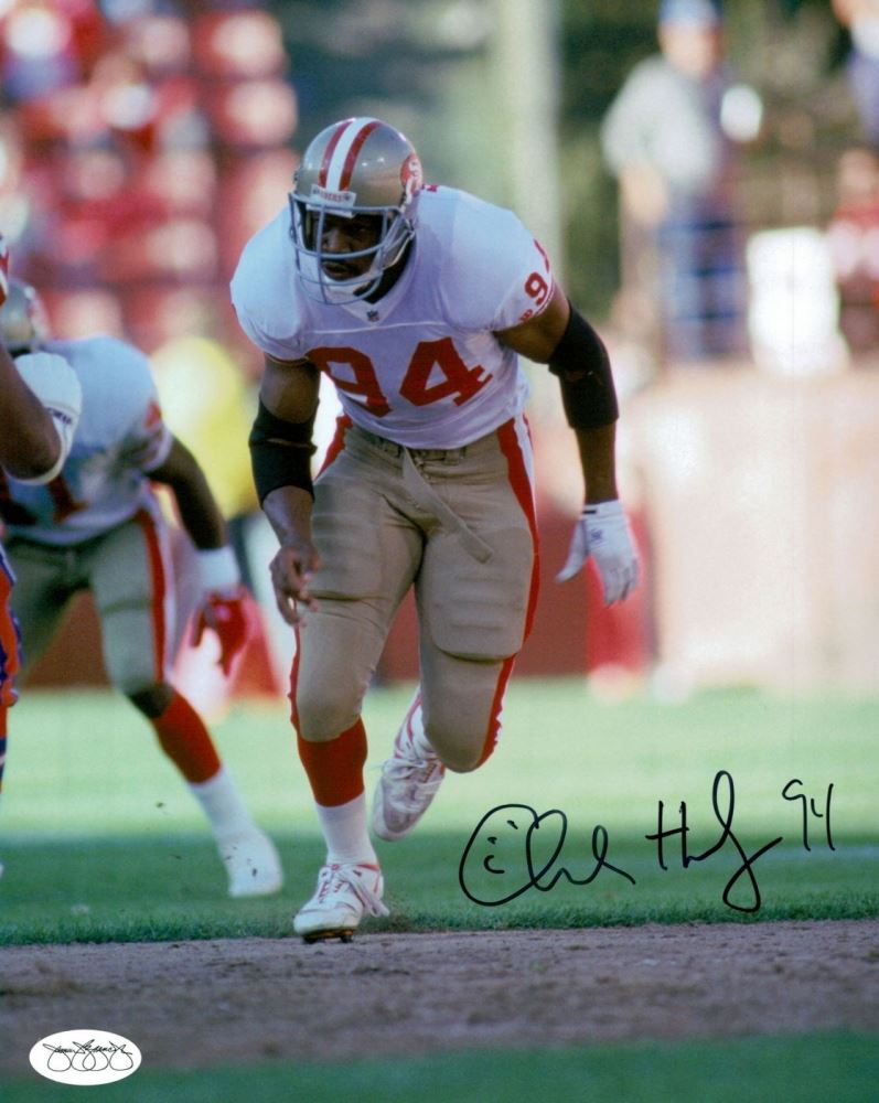 Charles Haley Signed 49ers 8x10 Photo (JSA Hologram)
