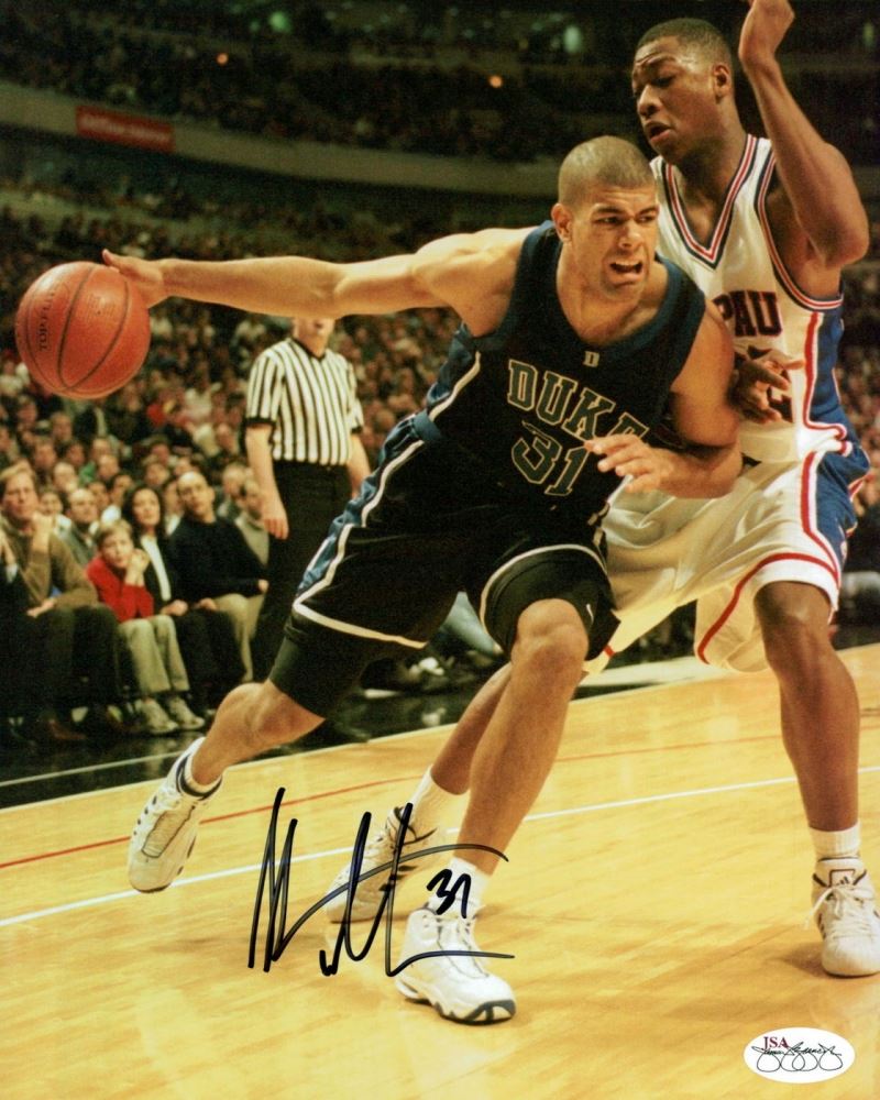 Shane Battier Signed Duke 8x10 Photo (JSA)