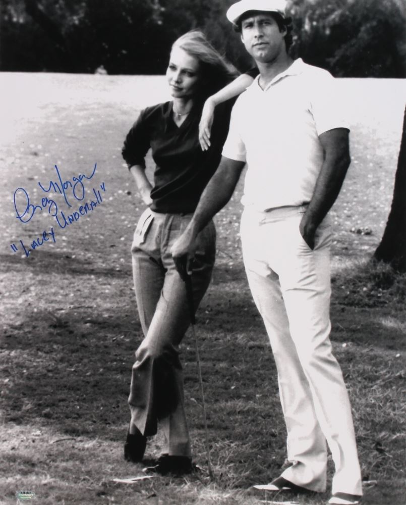 Cindy Morgan Signed "Caddyshack" 16x20 Photo With Chevy Chase Inscribed ...