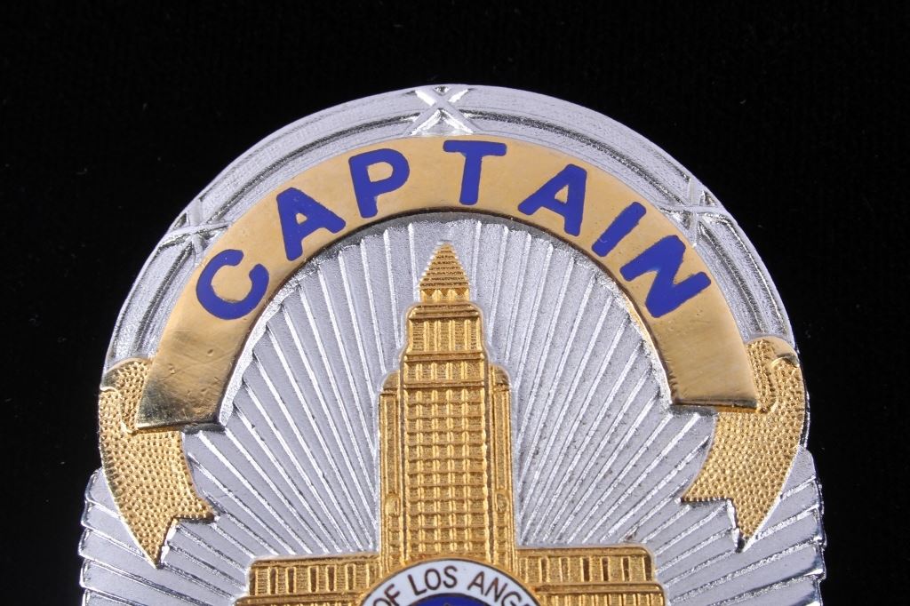 Los Angeles Police Captains LAPD Badge Dragnet