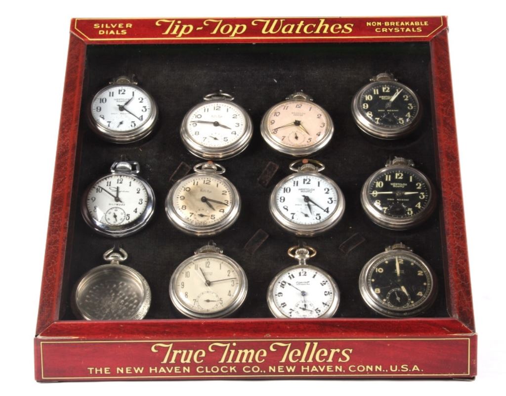 Tip Top Watch Mercantile Display & Watches 1920's